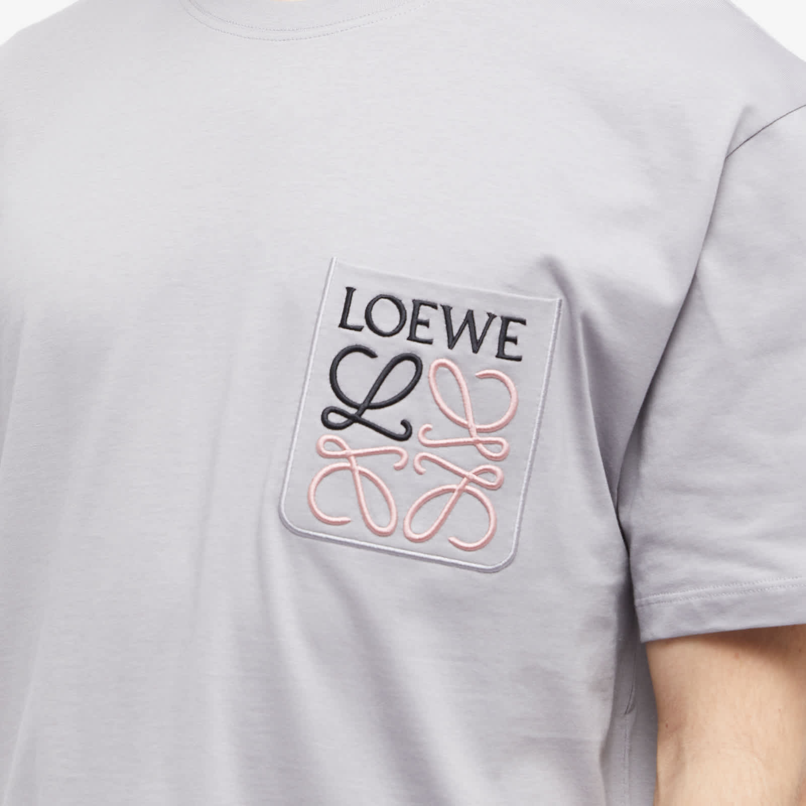 Loewe Anagram Pocket T-Shirt Medium Grey | END. (KR)