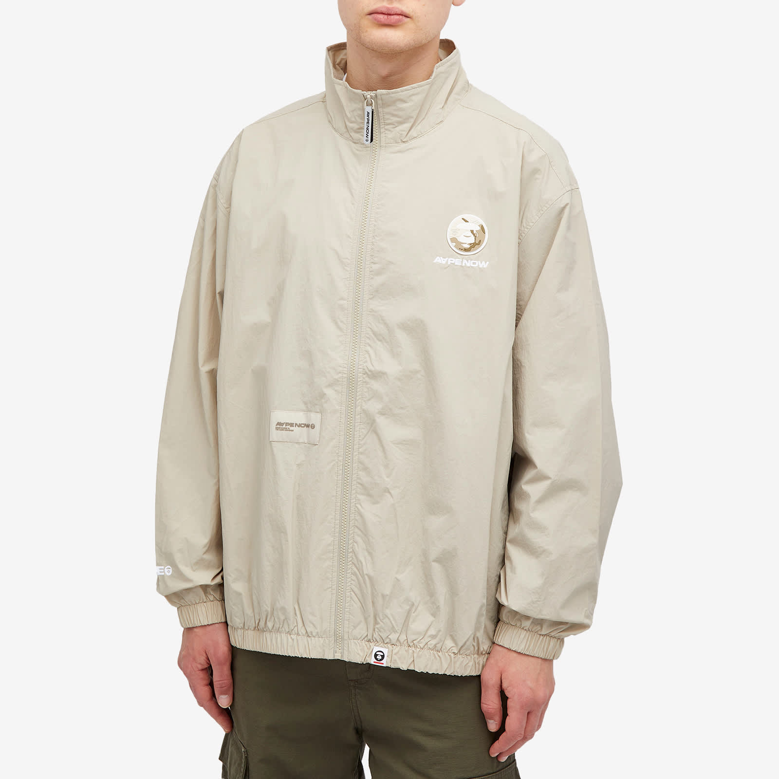 AAPE Nylon Track Jacket Beige | END. (HK)