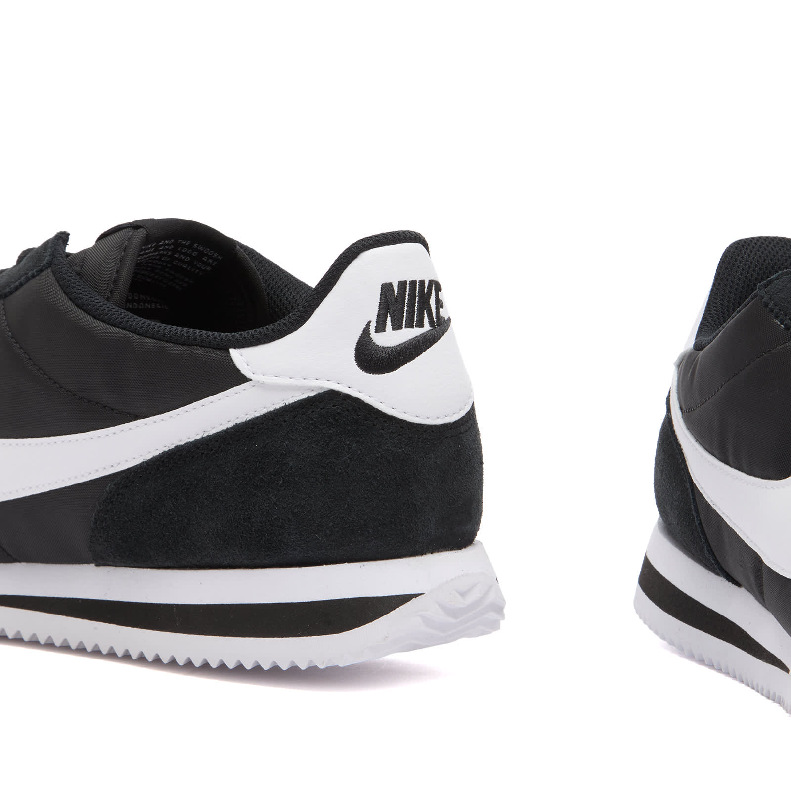 Nike Cortez Txt Sneaker Black & White | END. (GB)
