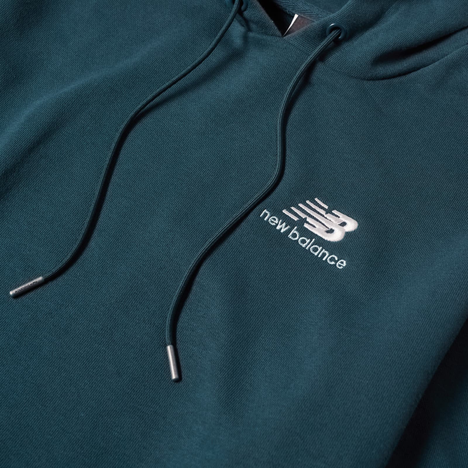 New Balance NB Essentials Embroidered Hoodie Teal | END. (TW)