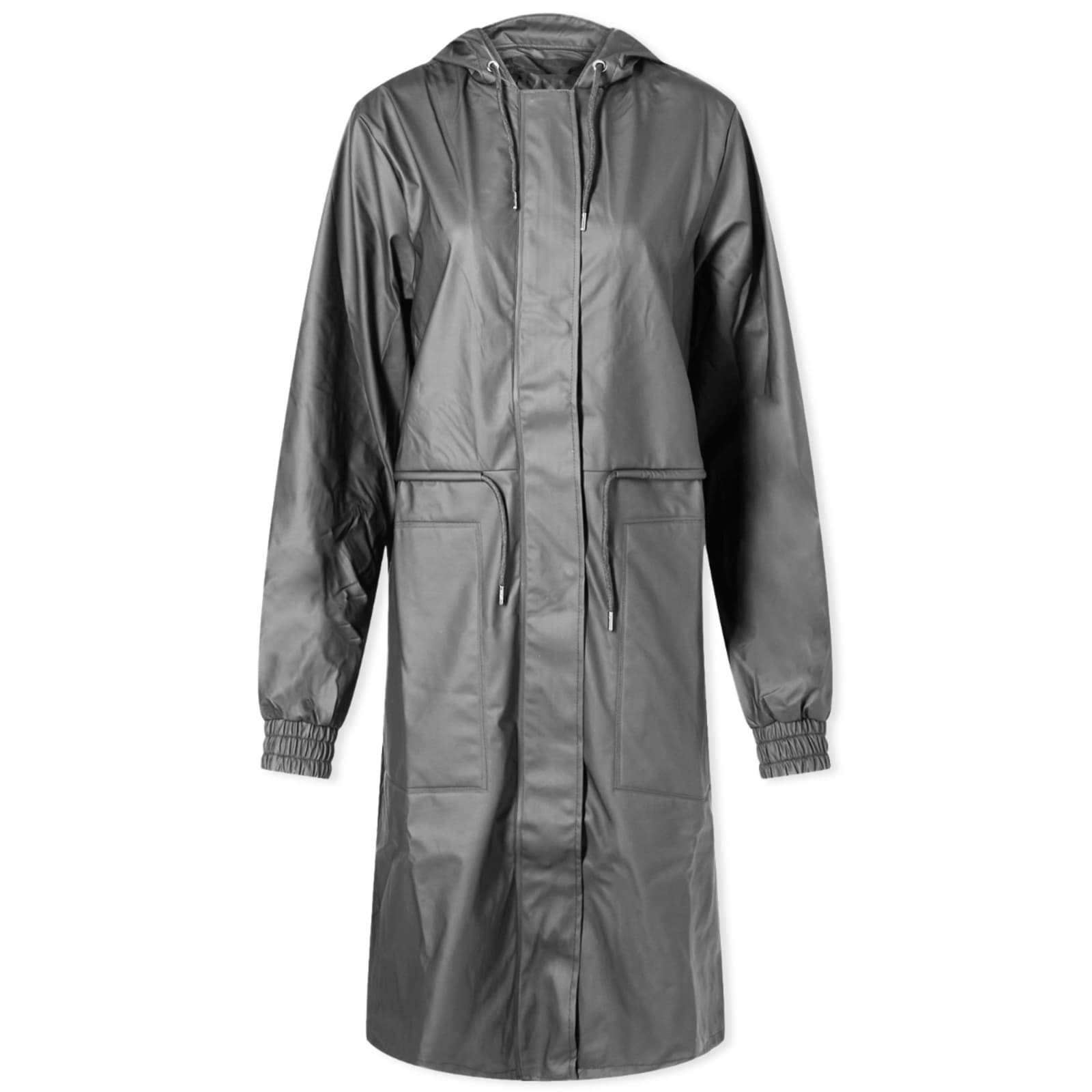 Rains String W Parka Metallic Grey | END. (AR)