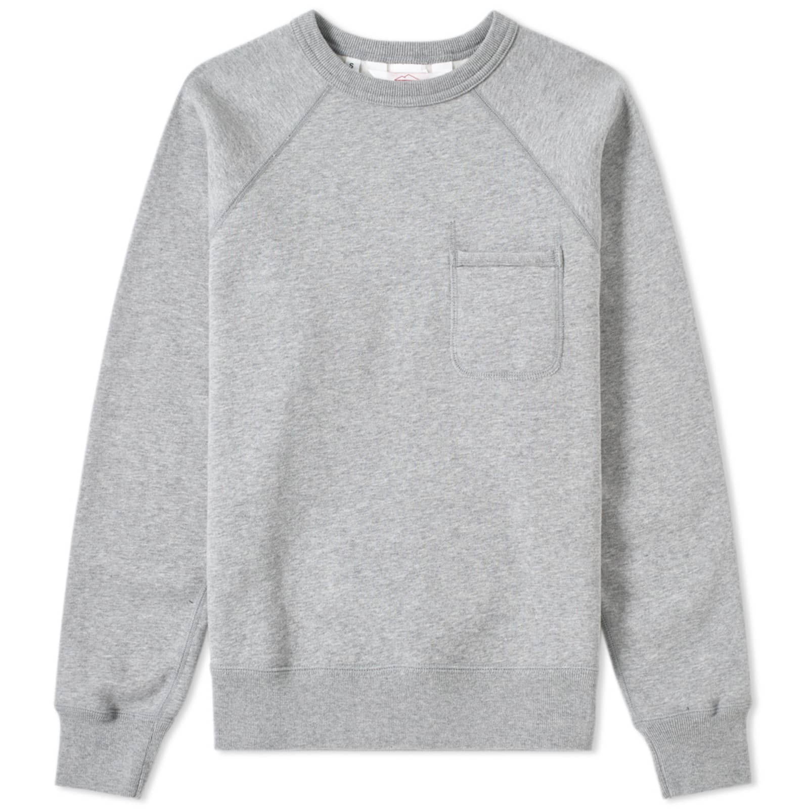 Battenwear Reach-Up Crew Sweat Heather Grey | END.