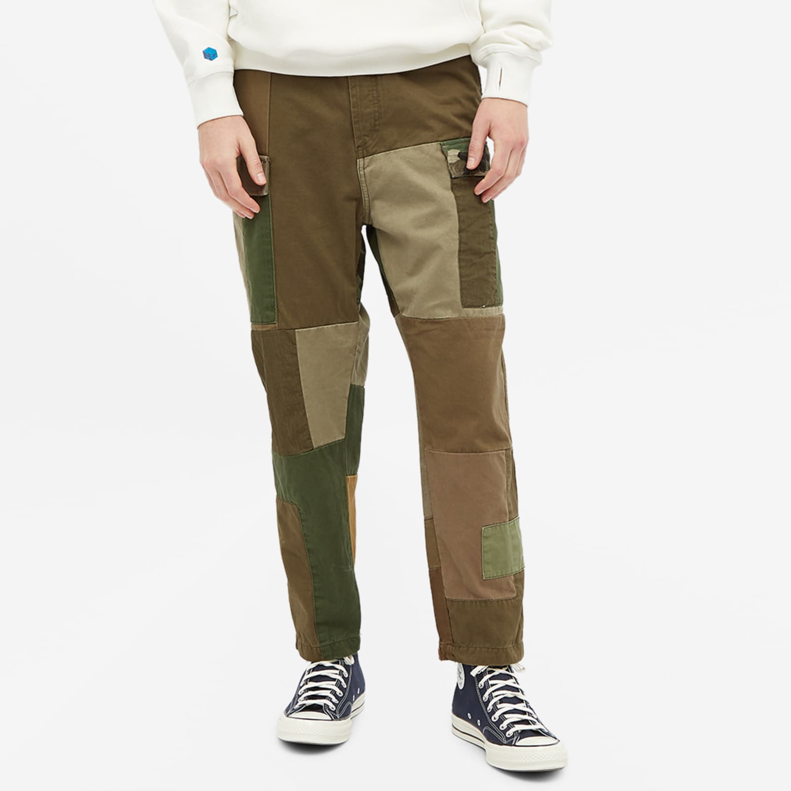 DENHAM Patch Work Cargo Pant Ivy Green | END.