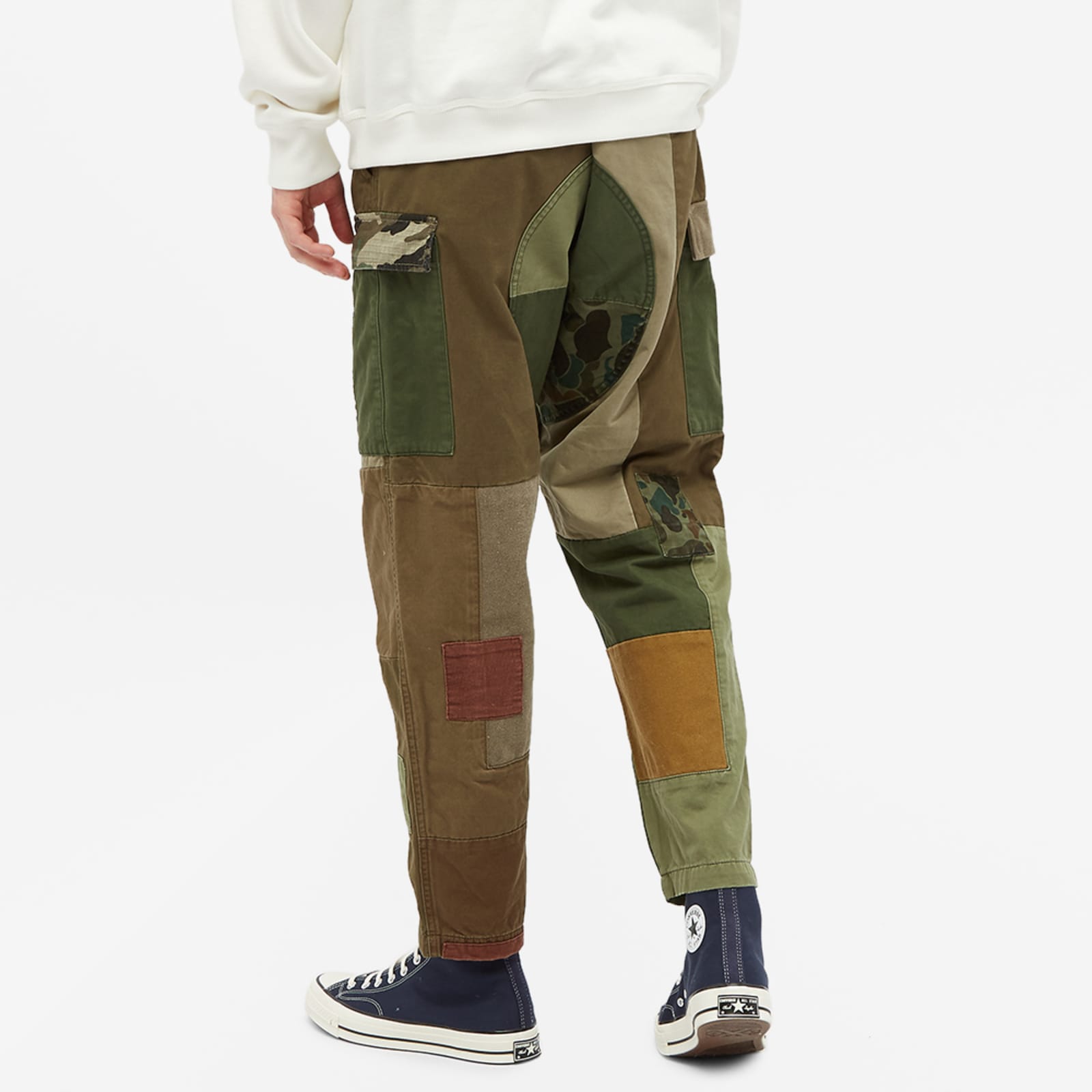 DENHAM Patch Work Cargo Pant Ivy Green | END.