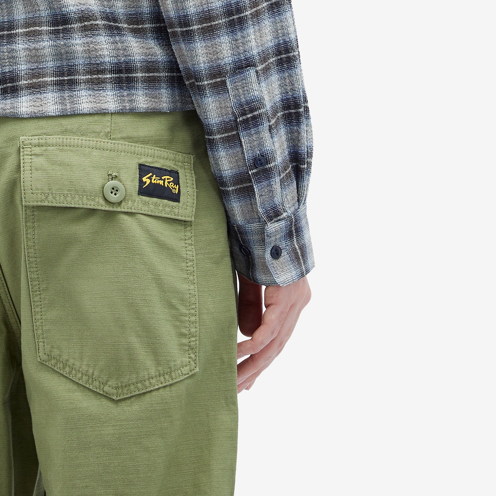Stan Ray Fat Pants Olive Sateen | END. (HK)