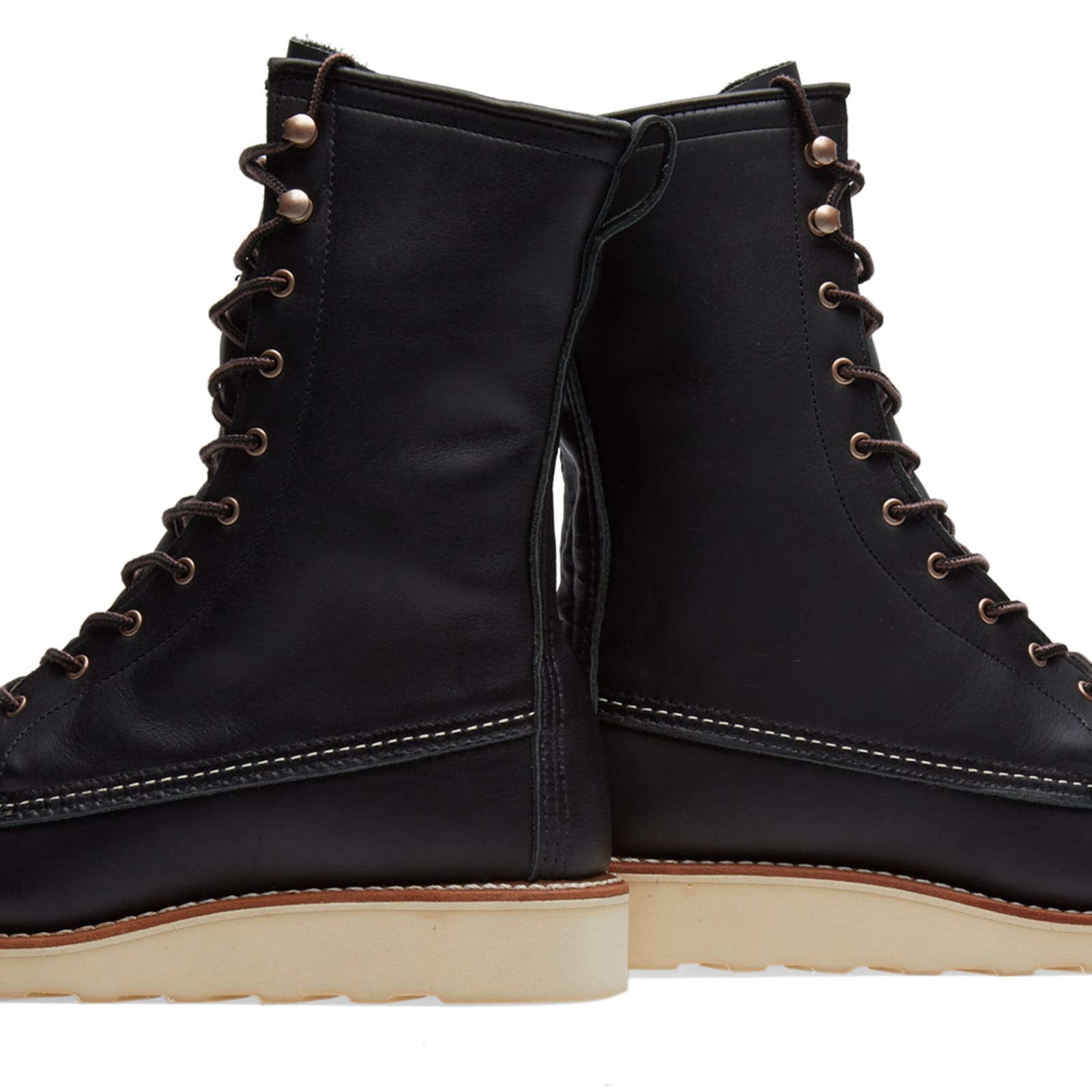 Red Wing Women's 3424 Winter 8" Moc Toe Boot Black Boundary Leather ...