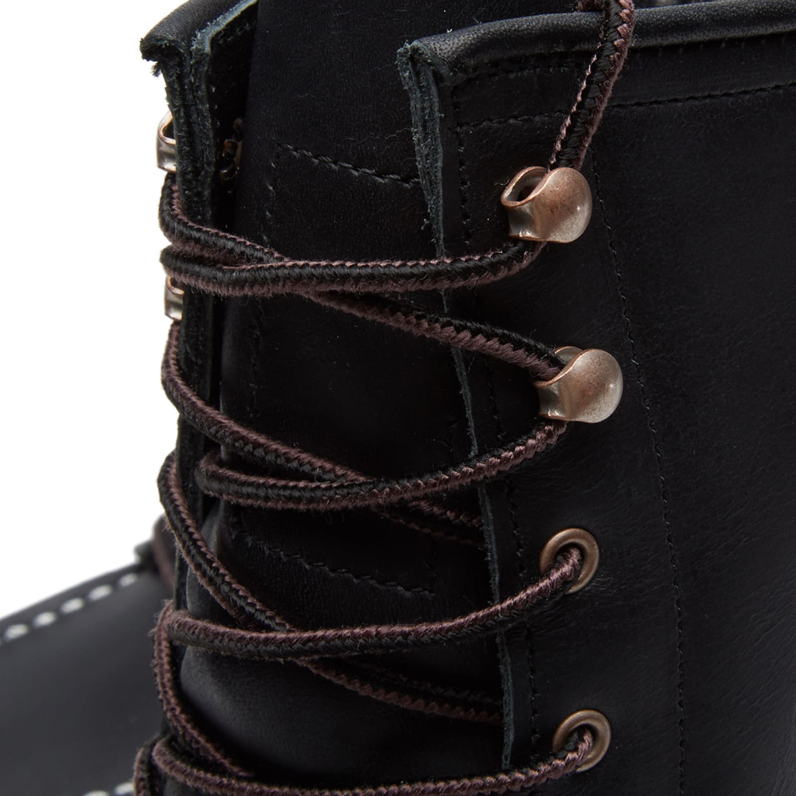 Red Wing Women's 3424 Winter 8" Moc Toe Boot Black Boundary Leather ...