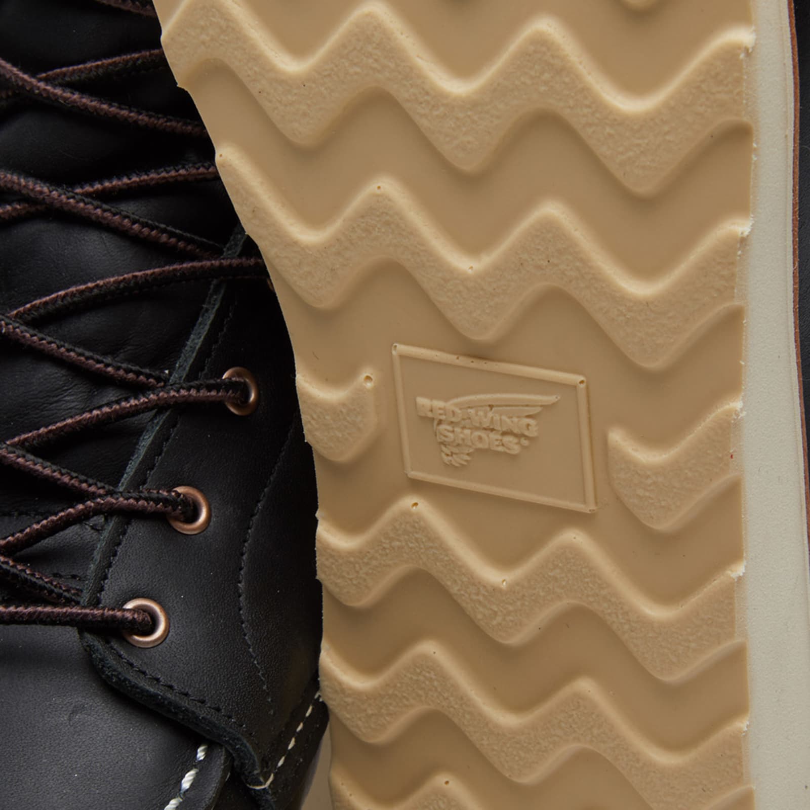 Red Wing Women's 3424 Winter 8" Moc Toe Boot Black Boundary Leather ...