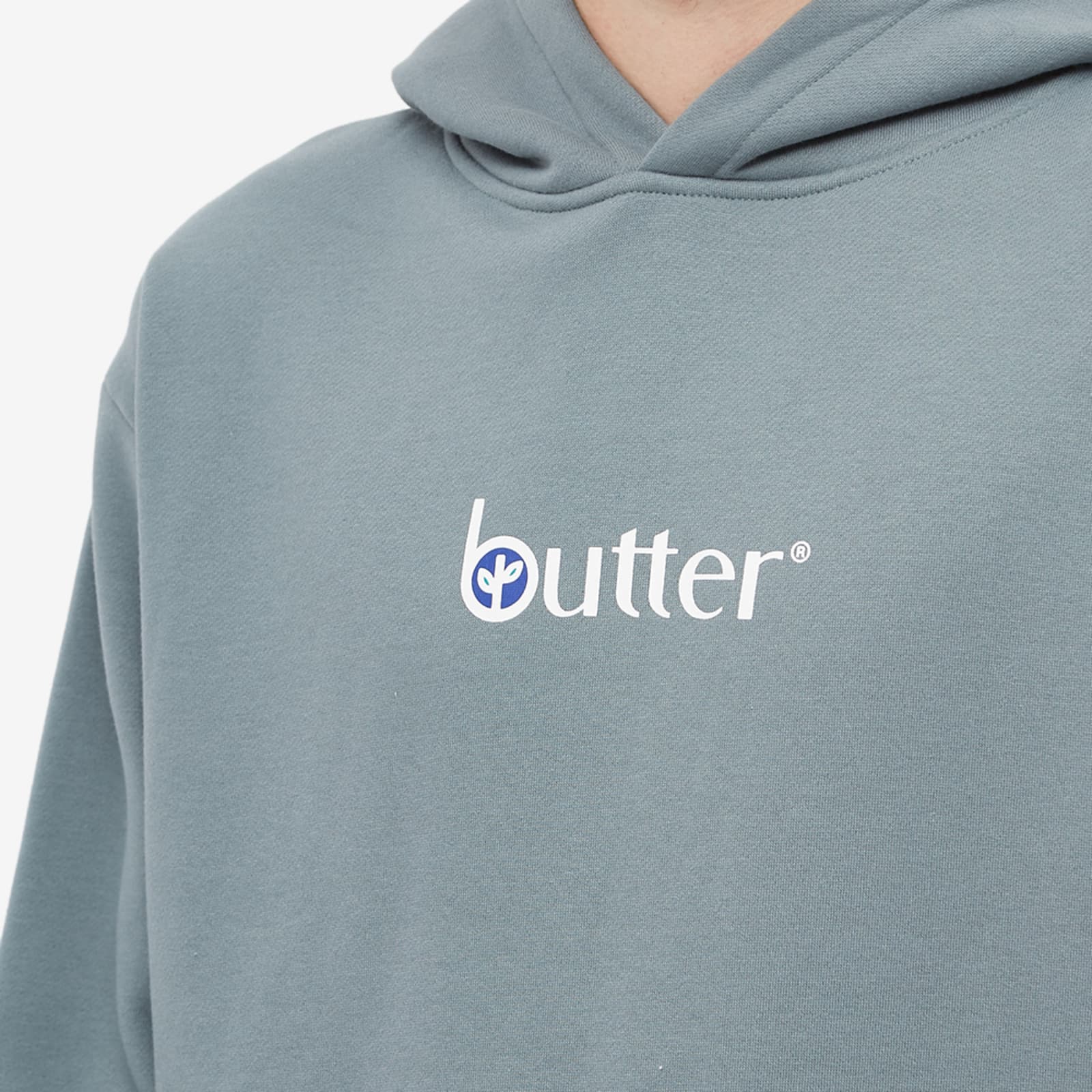 Butter Goods Leaf Classic Logo Hoodie Mint | END. (US)