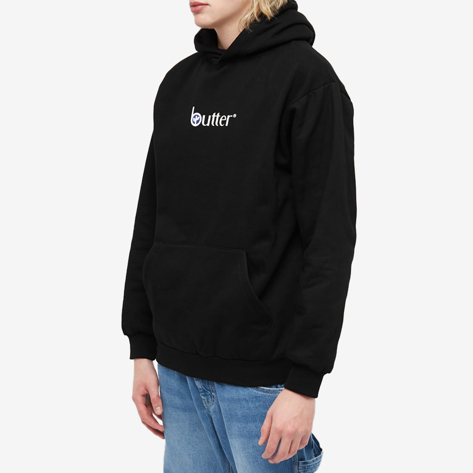 Butter Goods Leaf Classic Logo Hoodie Black | END. (US)