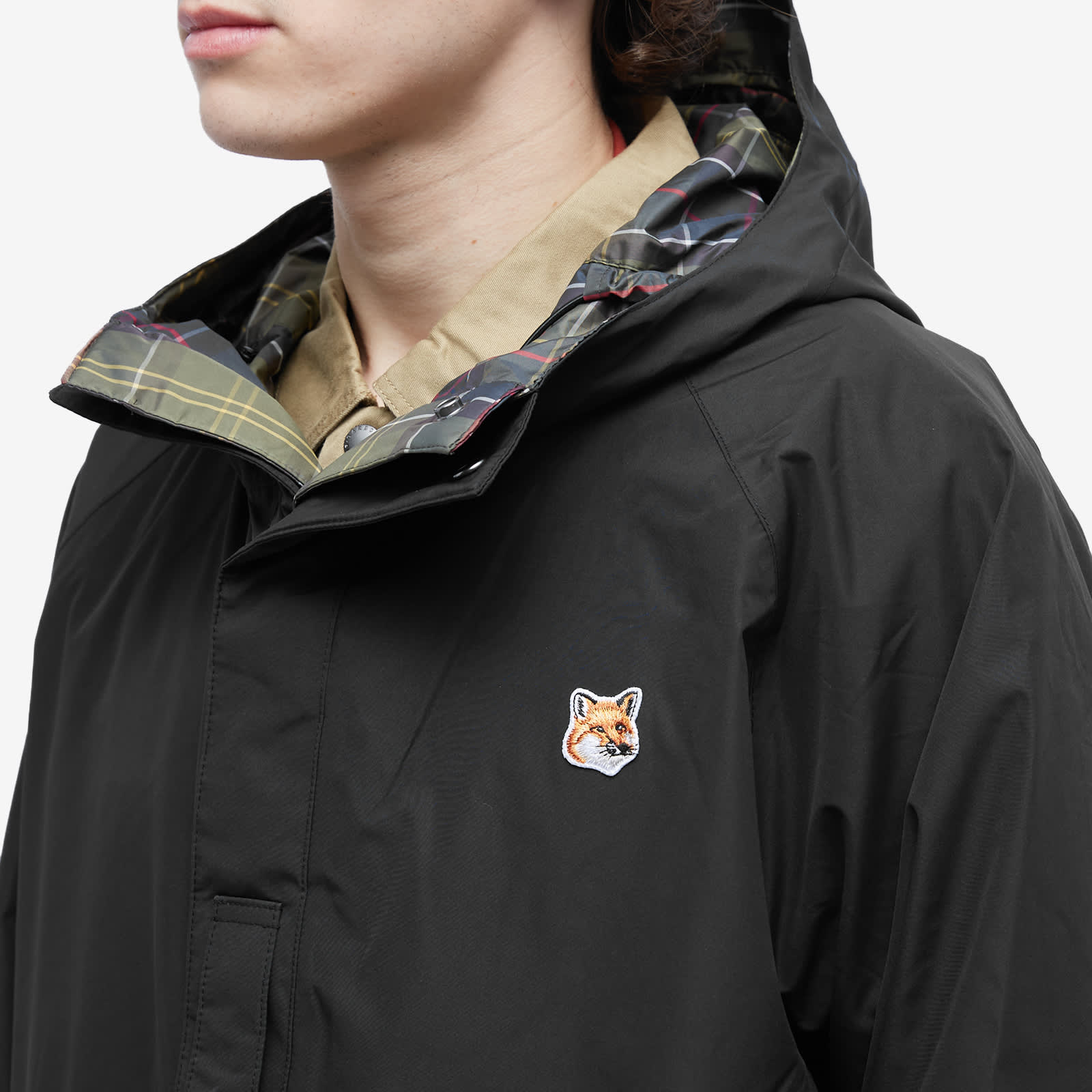 Barbour x Maison Kitsuné Reversible Military Jacket Black | END. (US)