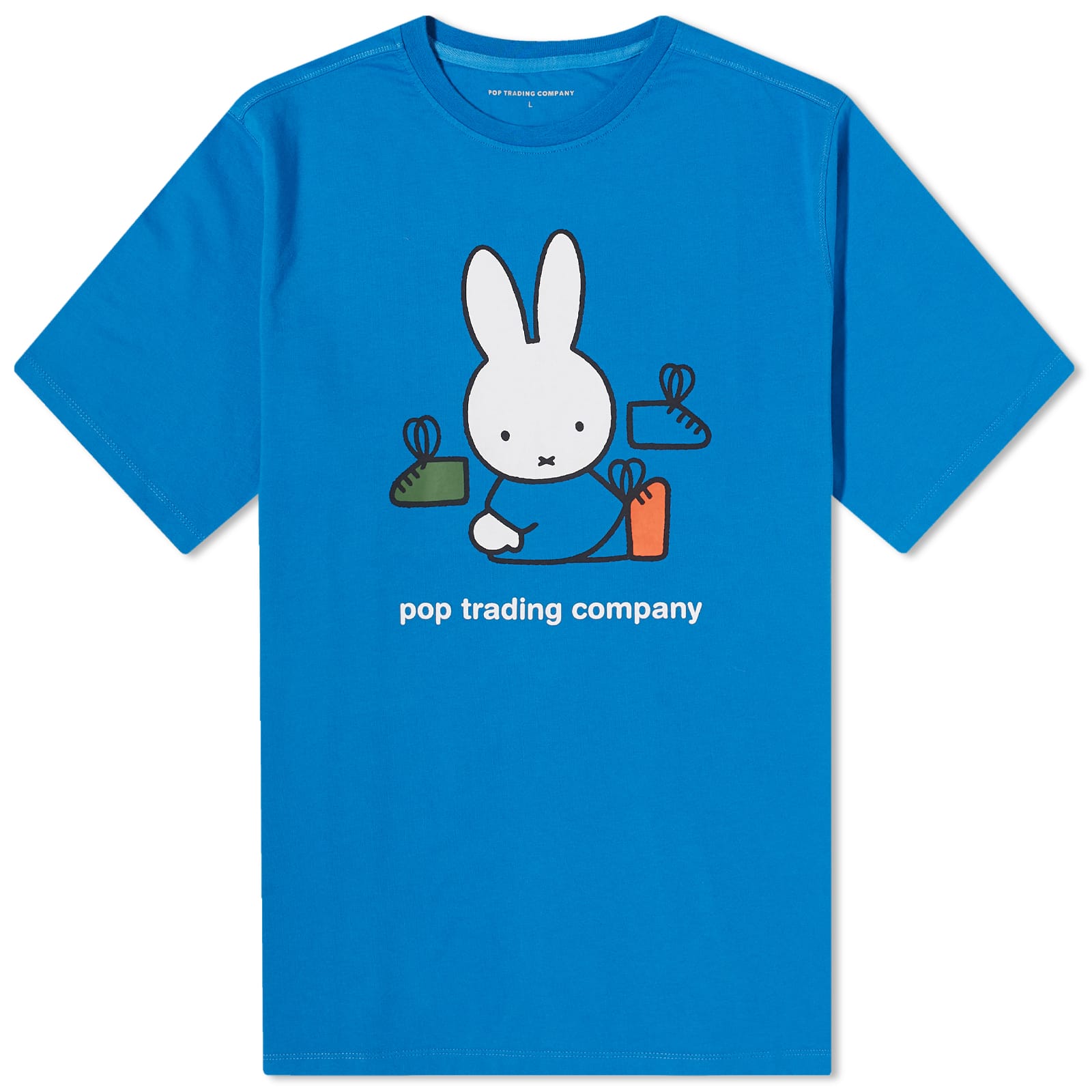 POP Trading Company x Miffy Shoes T-Shirt Blue | END. (GB)
