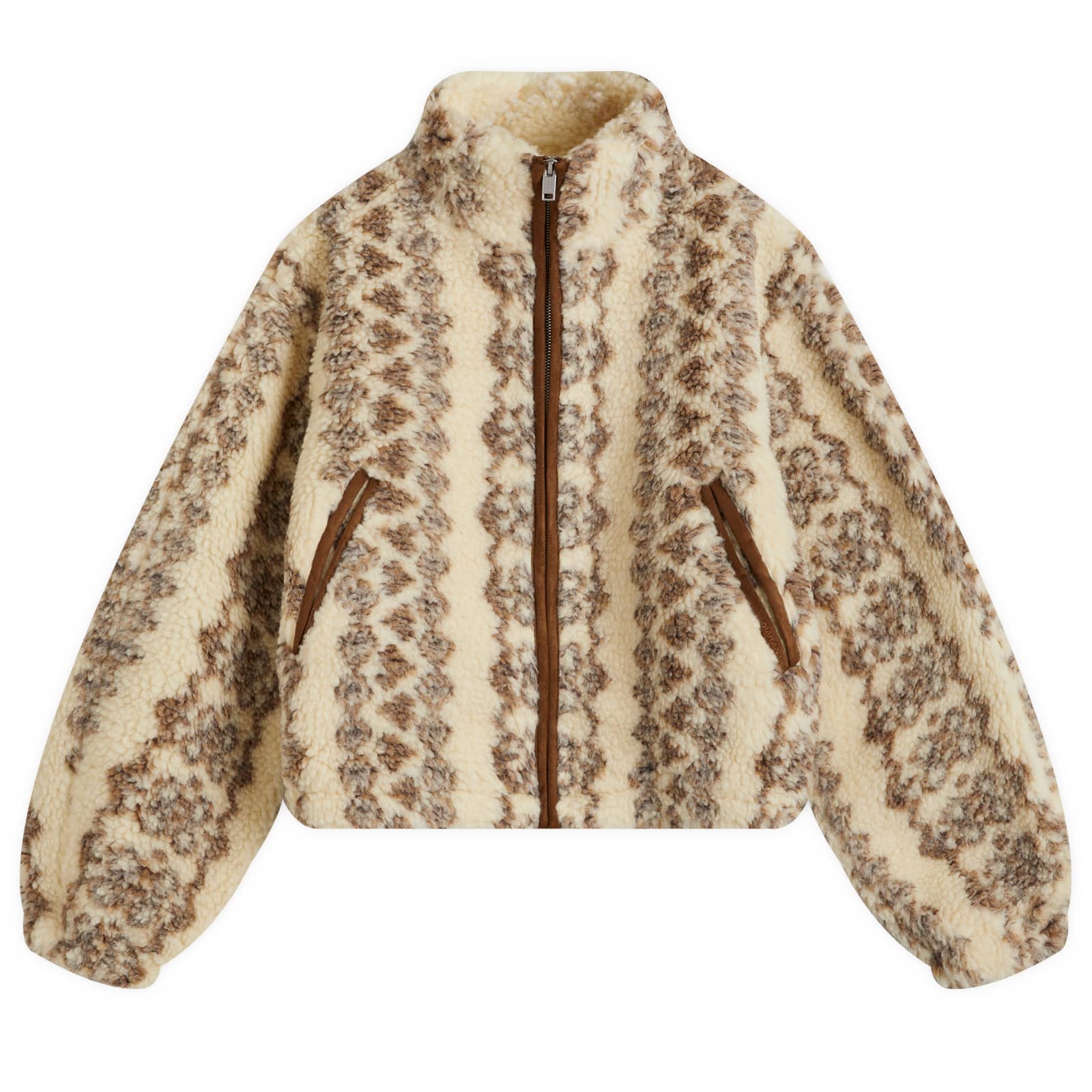 Isabel Marant Étoile Mackensy Fleece Ecru & Brown | END. (HK)