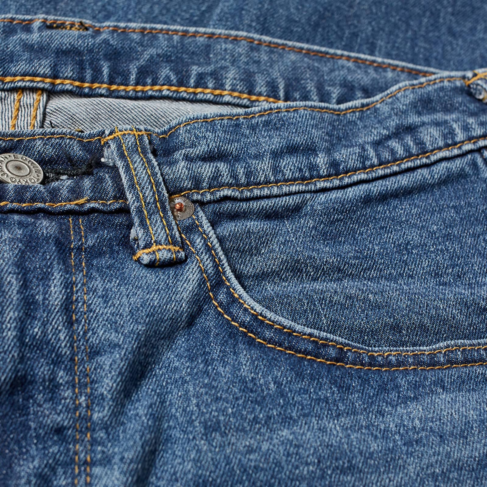 Edwin Slim Tapered Jeans - Made in Japan Mid Used Blue | END. (US)