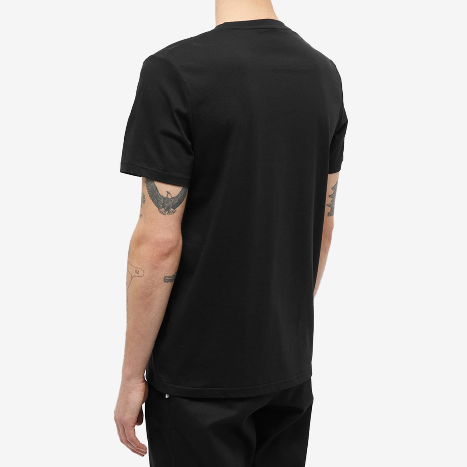 Fred Perry Laurel Wreath Print T Shirt Black End Jp