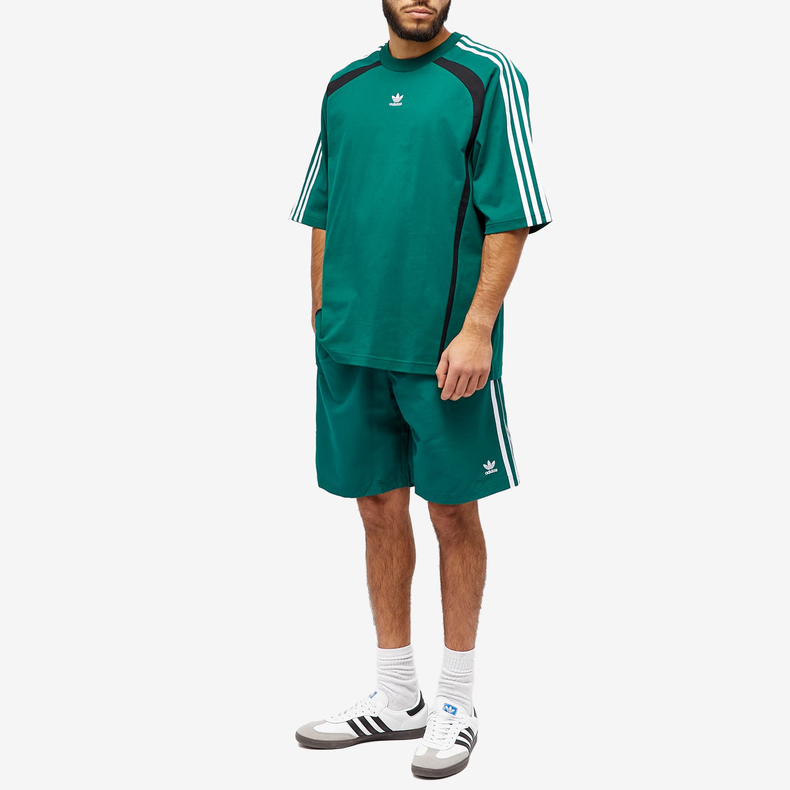 Adidas Retro T Shirt Collegiate Green End Gb