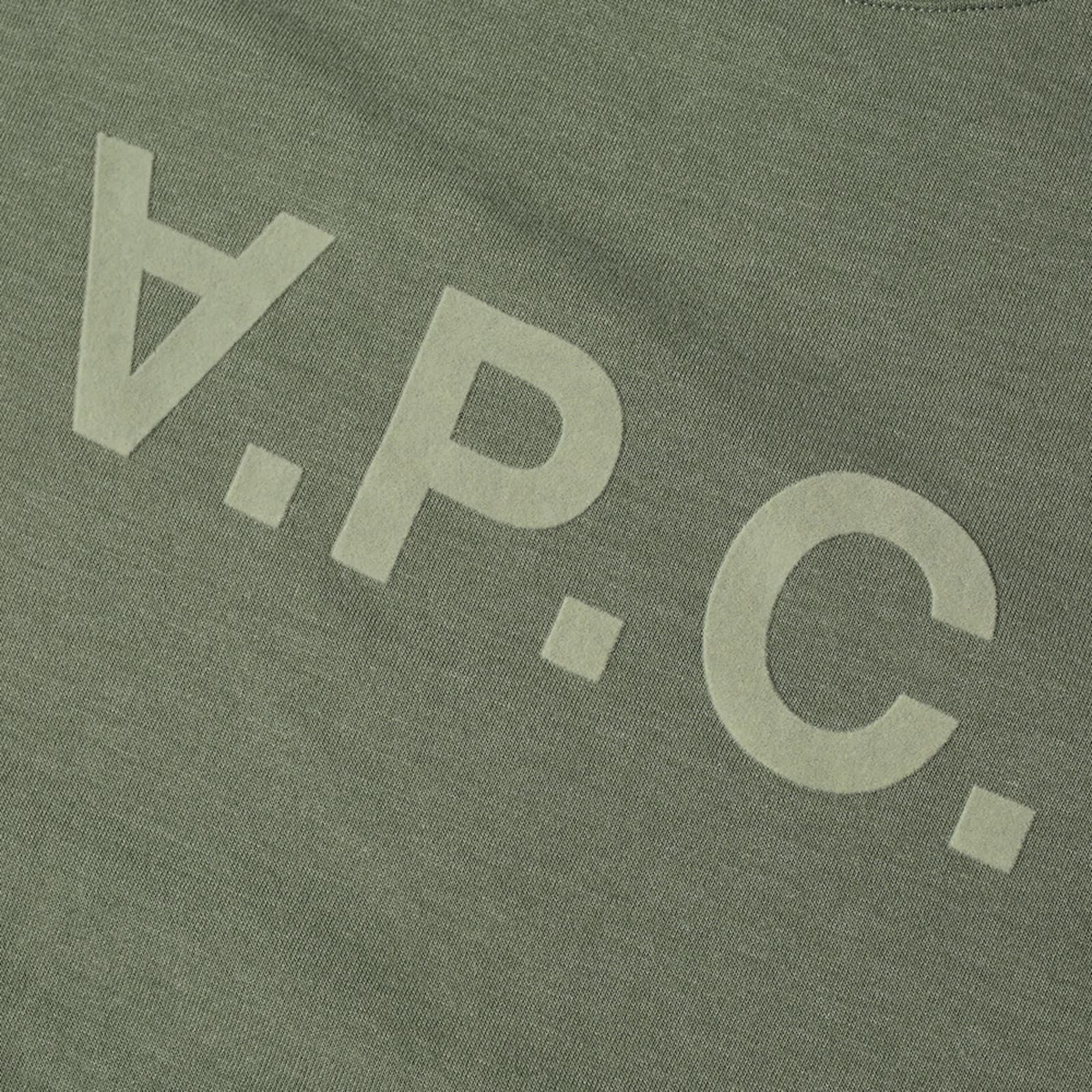 A.P.C. Vpc Logo T-Shirt Heathered Green | END.