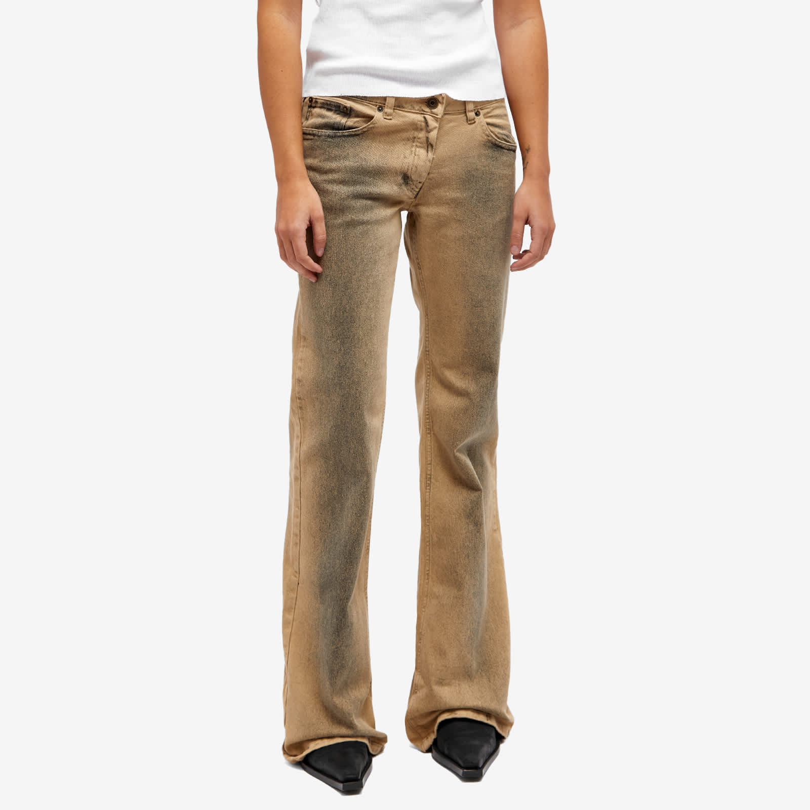 KNWLS Alice Jeans Distressed Sand | END. (AR)