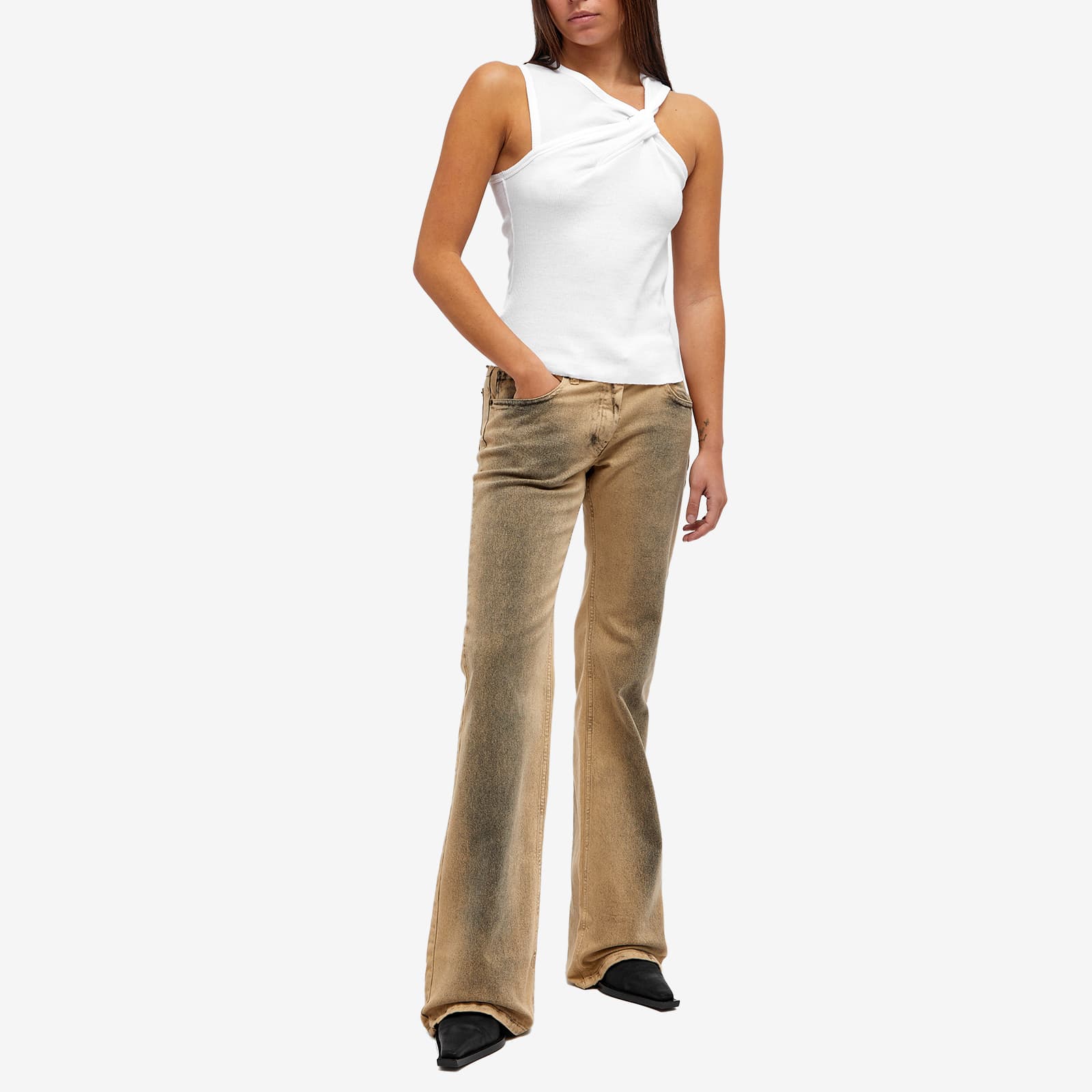 KNWLS Alice Jeans Distressed Sand | END. (AR)