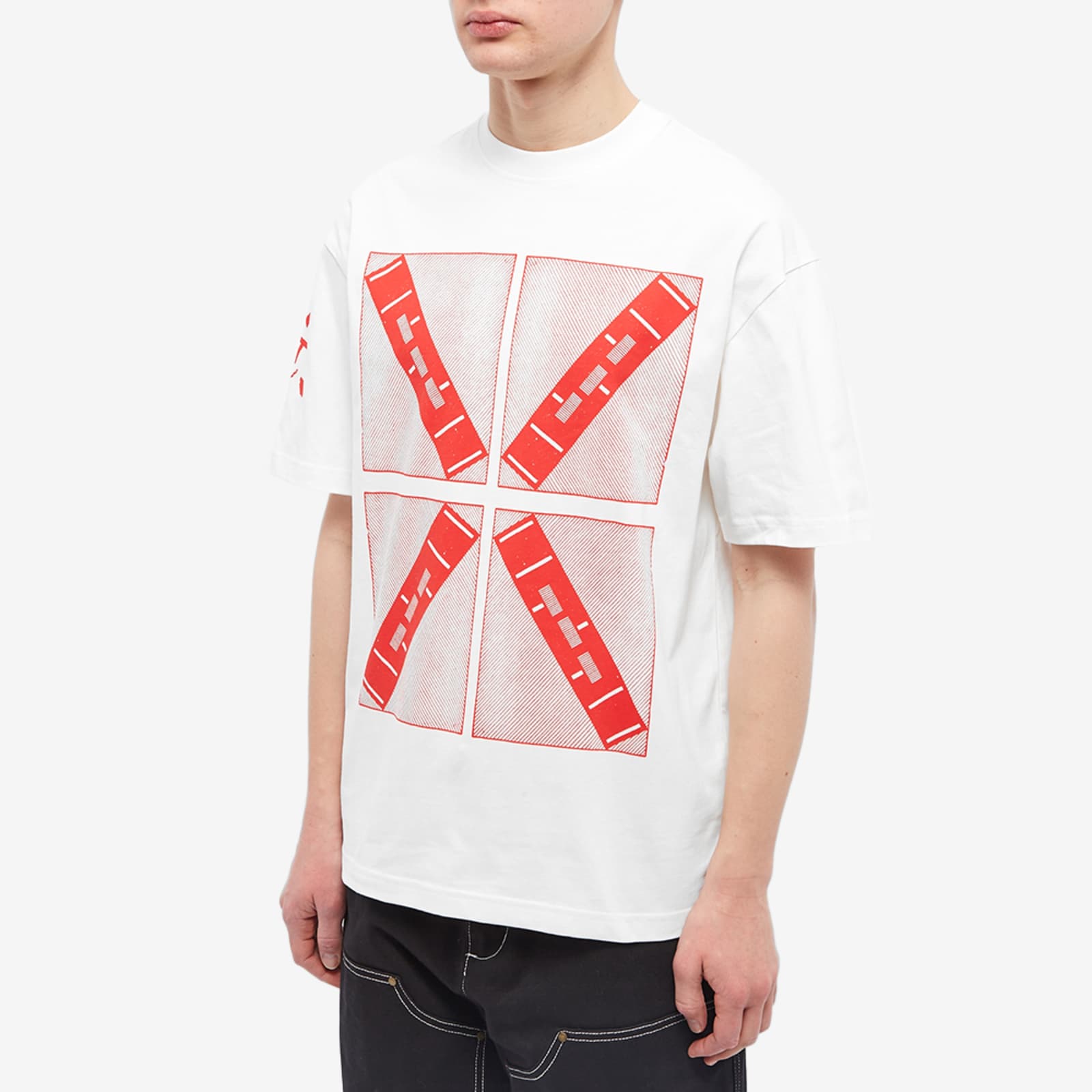 The Trilogy Tapes 4 Boxes Cross Tee White | END. (AU)
