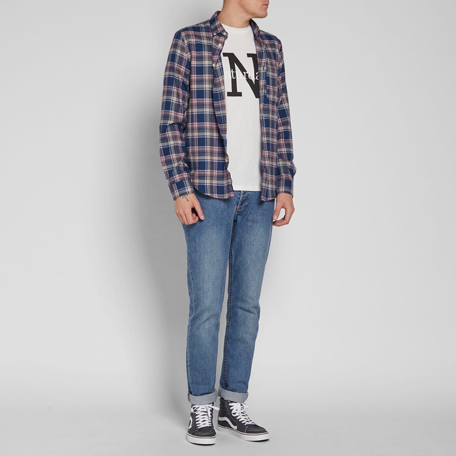 Saturdays NY Overlay Tee Ivory | END. (AT)