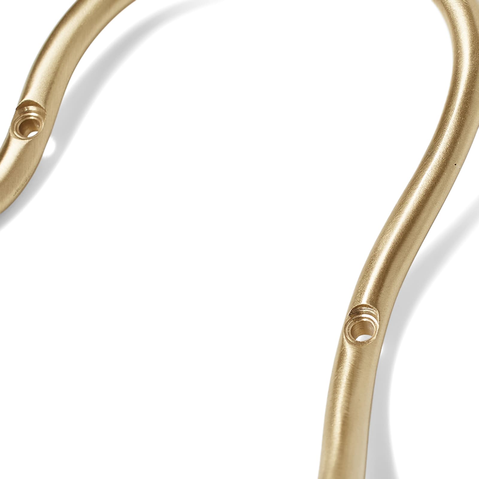 ferm LIVING Curvature Double Hook Brass | END. (US)