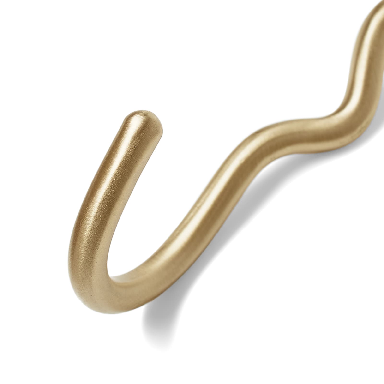 ferm LIVING Curvature Double Hook Brass | END. (US)