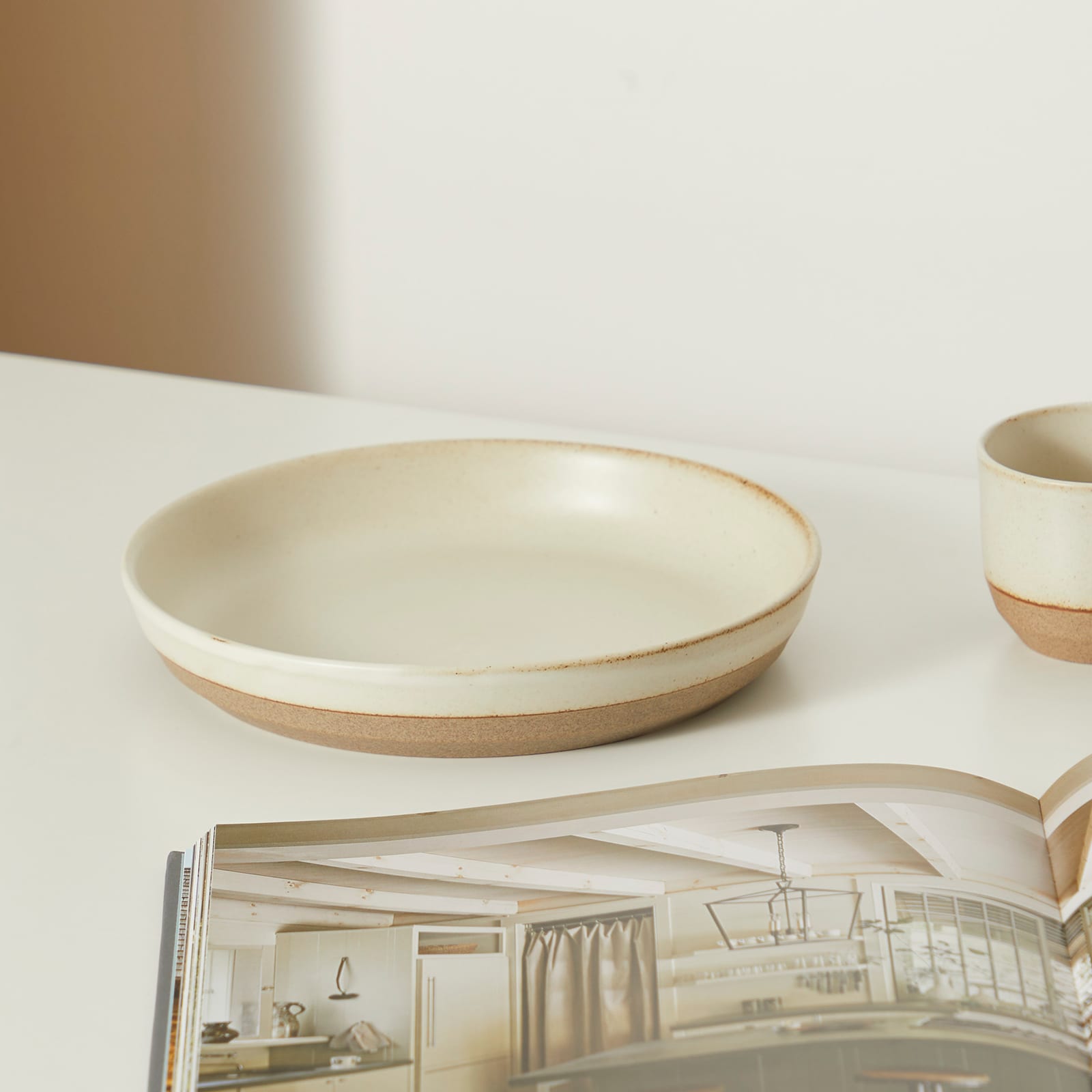 KINTO CLK-151 Deep Ceramic Plate White 210mm | END. (US)