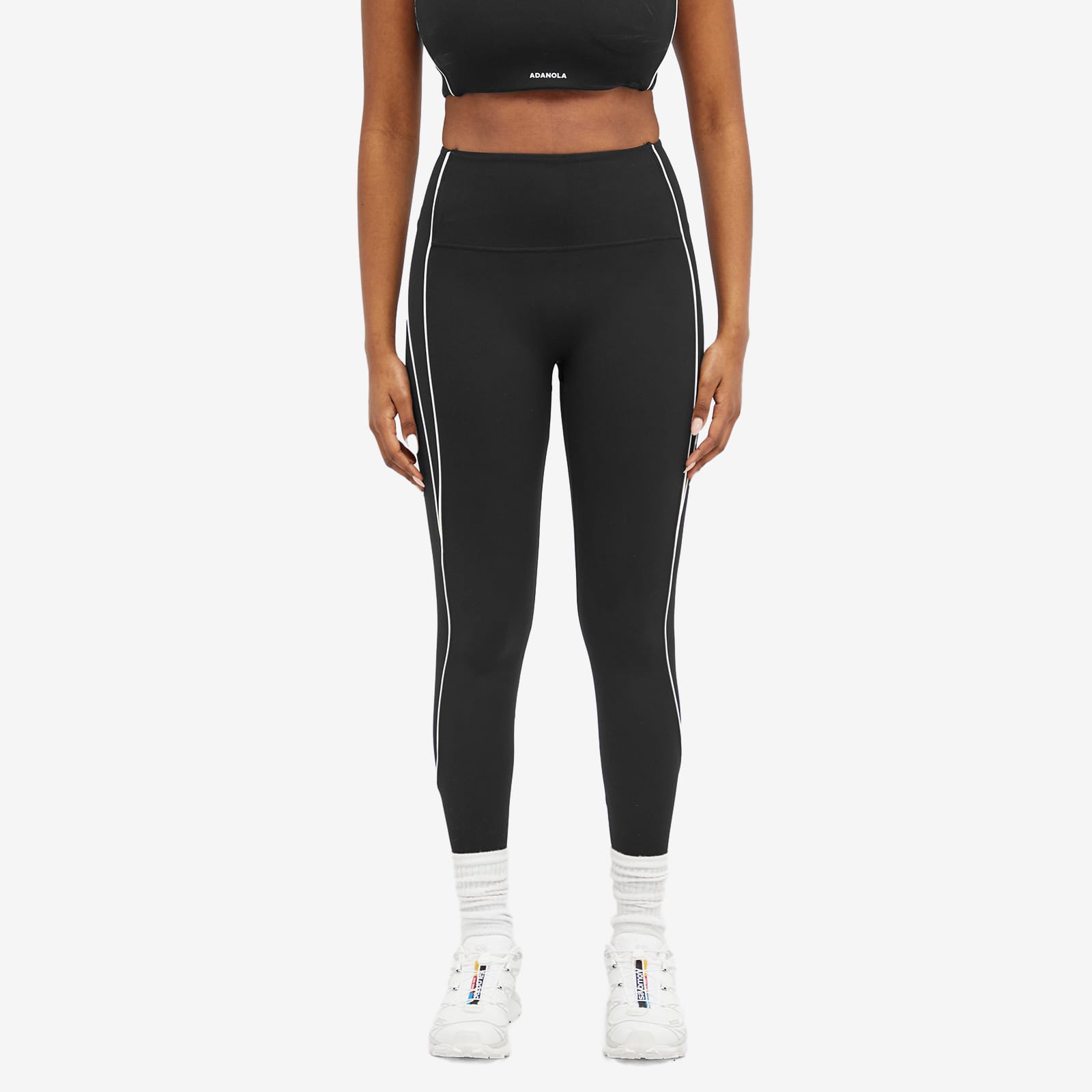 Adanola Ultimate Micro Piping Leggings Black | END. (GB)