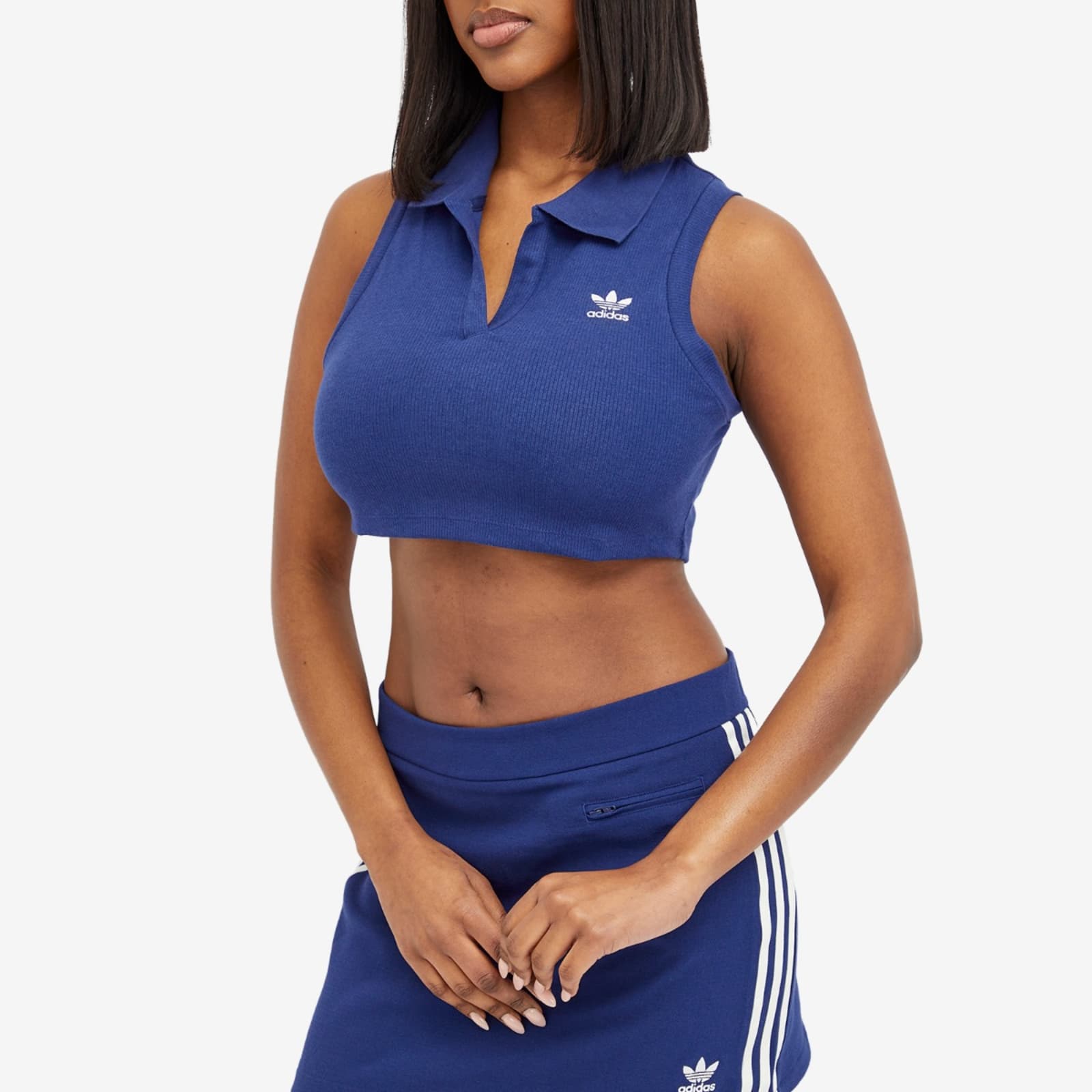 Adidas Rib T Shirt Dark Blue End Us