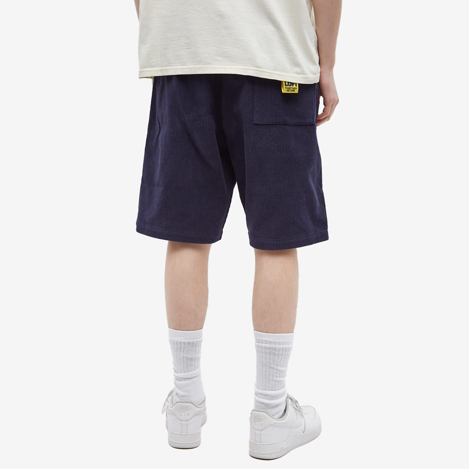 Lo Fi Easy Corduroy Shorts Slate End