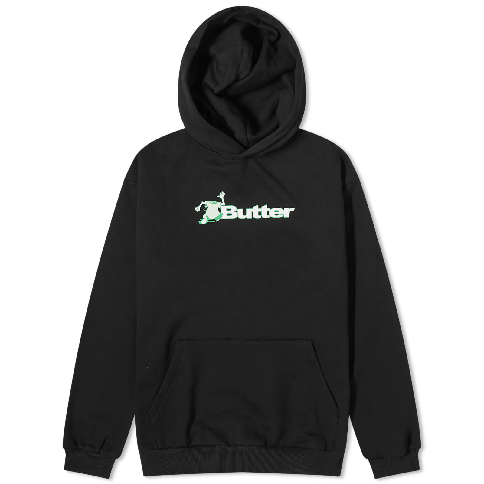 Butter Goods T-Shirt Logo Hoodie Black | END. (AU)