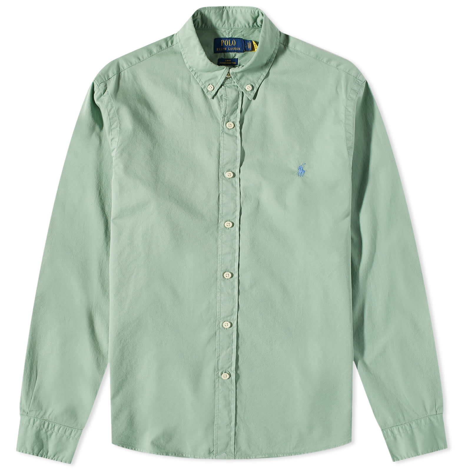 Polo Ralph Lauren Lightweight Button Down Shirt Faded Mint | END. (GB)