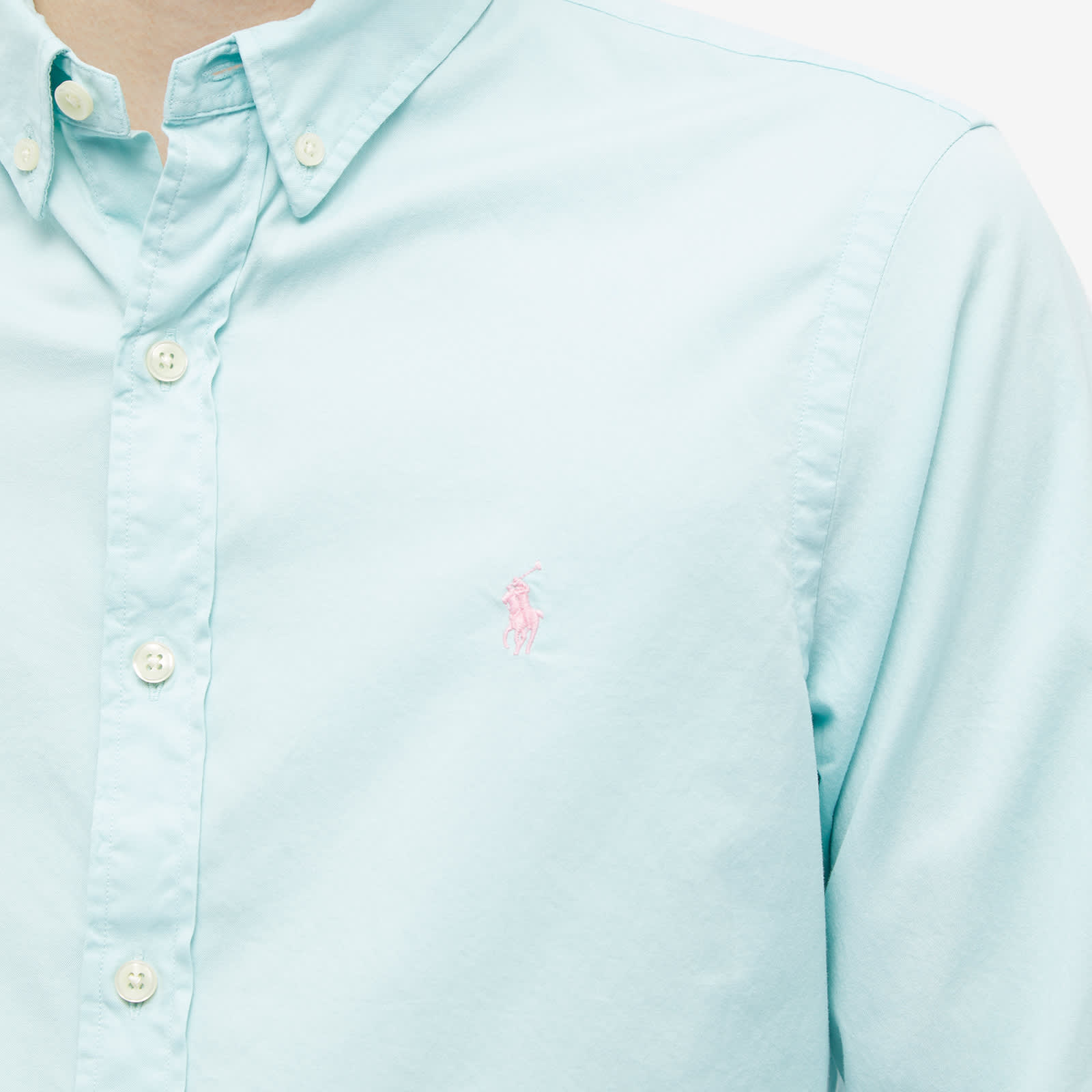 Polo Ralph Lauren Lightweight Button Down Shirt Island Aqua | END.