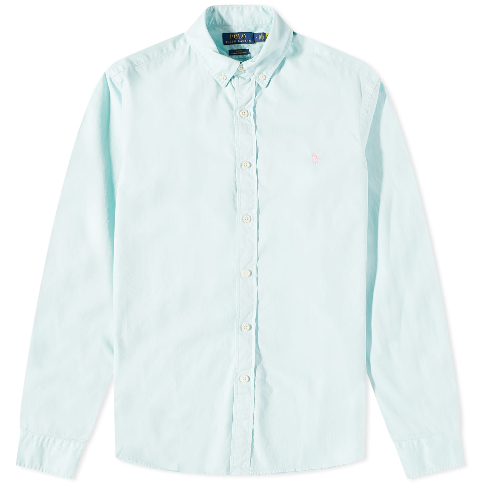 Polo Ralph Lauren Lightweight Button Down Shirt Island Aqua | END. (KR)