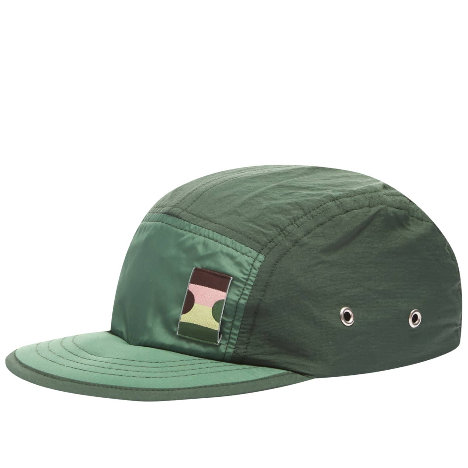 Folk Tech 5 Panel Cap Green | END. (US)