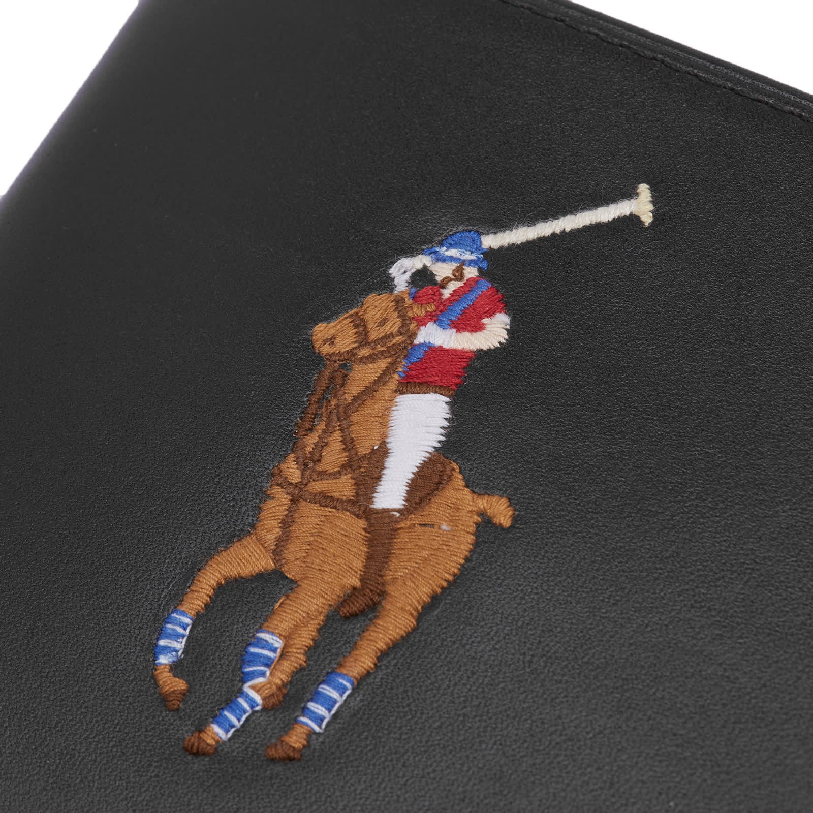 Polo Ralph Lauren Pony Player Billfold Wallet Black & Multi Pony | END.
