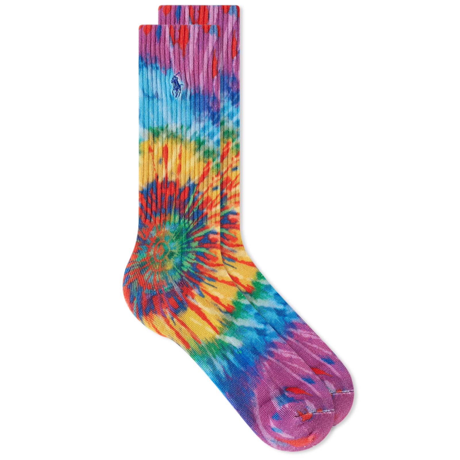 Polo Ralph Lauren Crew Sock Spiral Tie Dye | END. (AR)