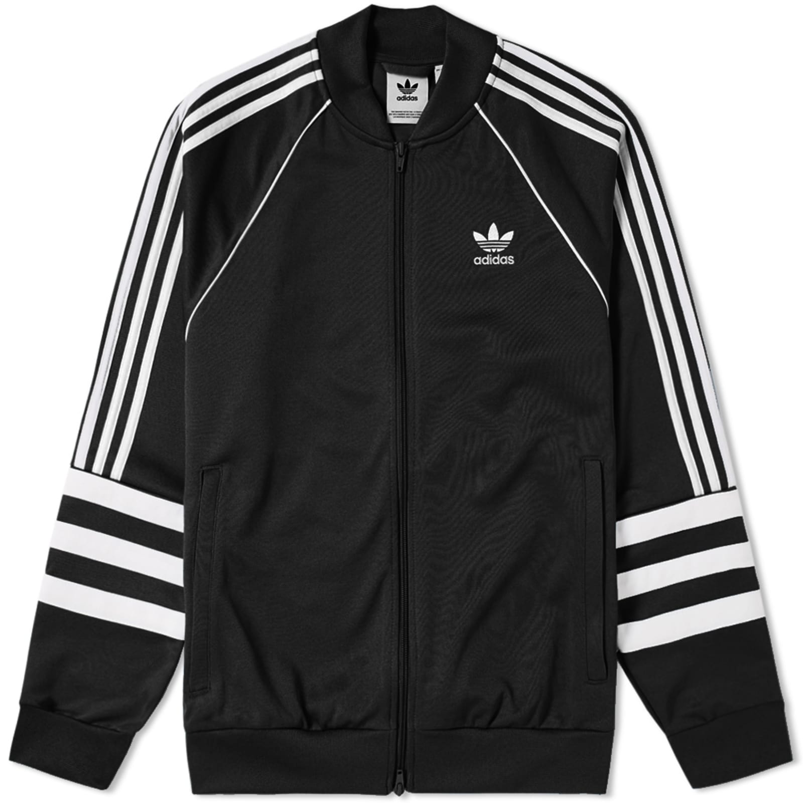 Adidas Authentic Track Top Black & White | END. (US)