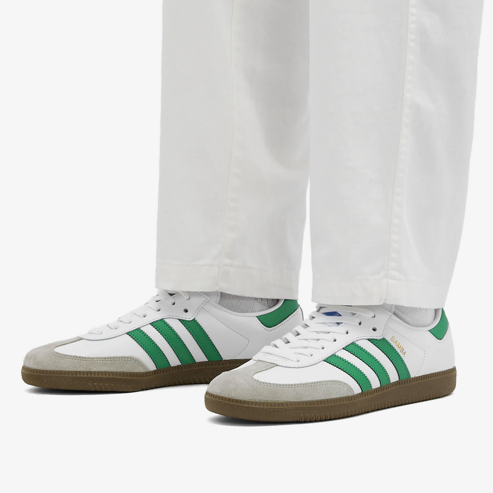 Adidas Samba OG White & Green | END. (FR)