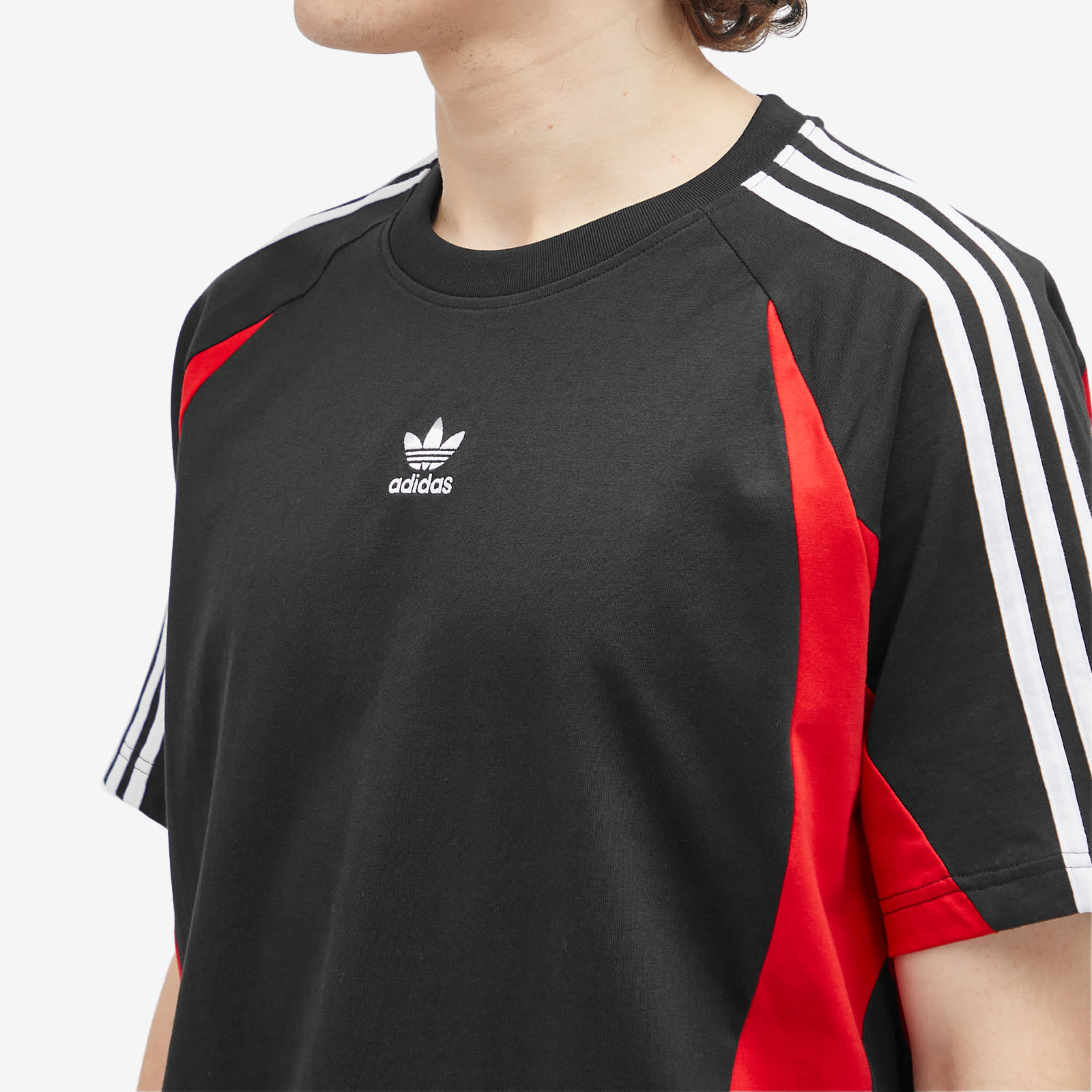 Adidas Archive T-Shirt Black & Betrack Toper Scarlet | END. (US)