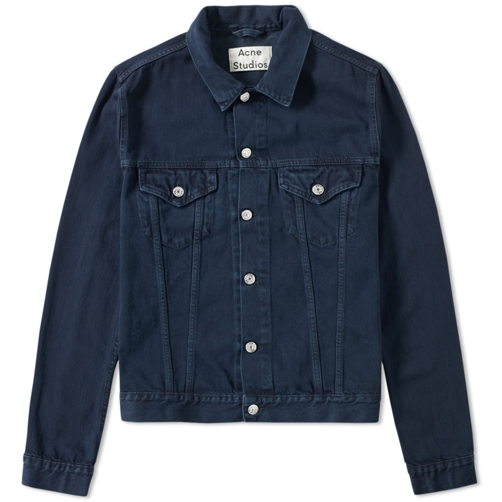 Acne Studios Who Denim Jacket Overdyed Black | END. (US)