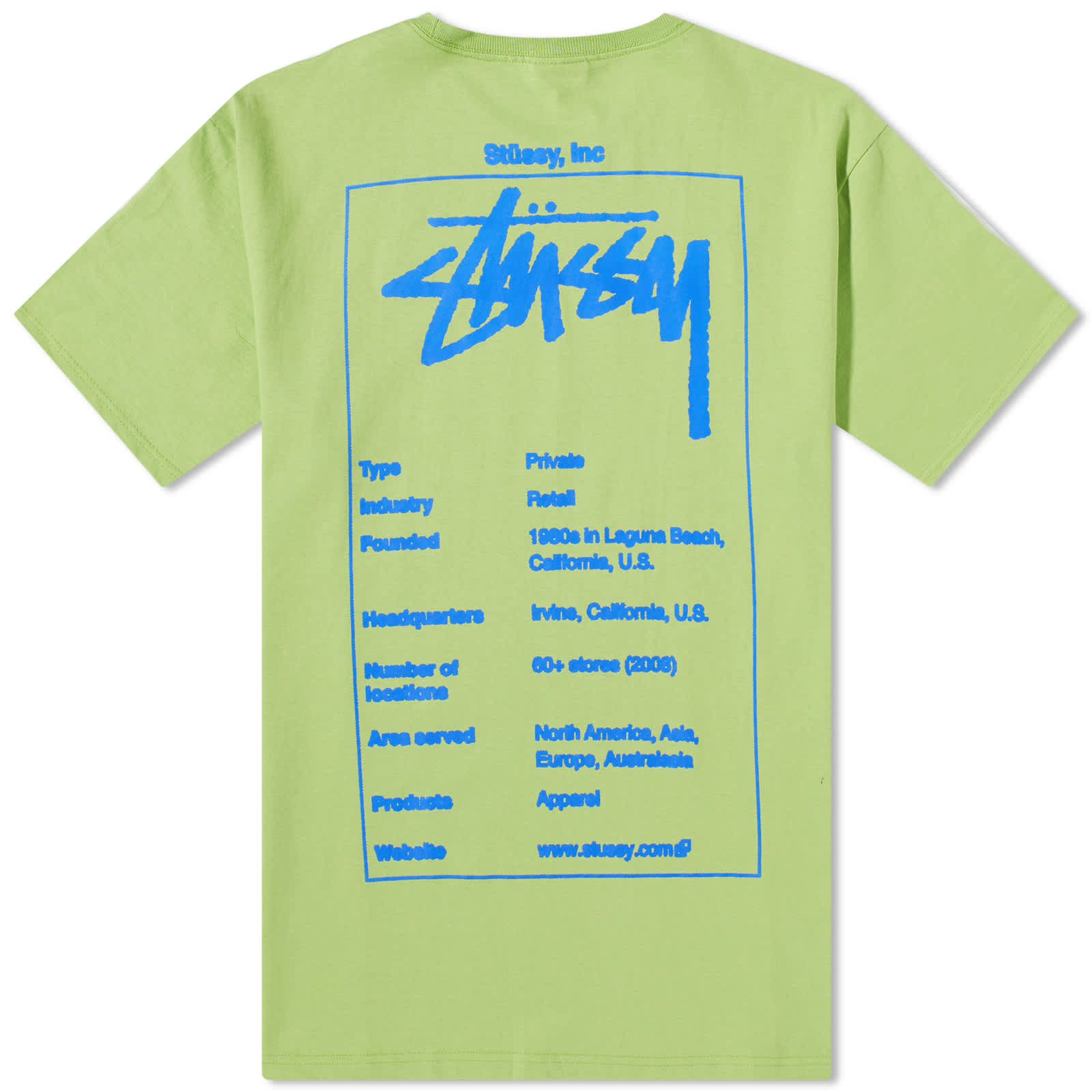 Stussy Wiki T-Shirt Green | END. (AR)