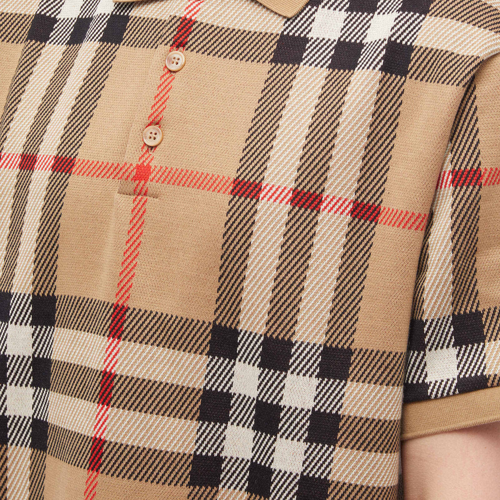 Burberry Ferry Check Polo Archive Beige | END. (KR)