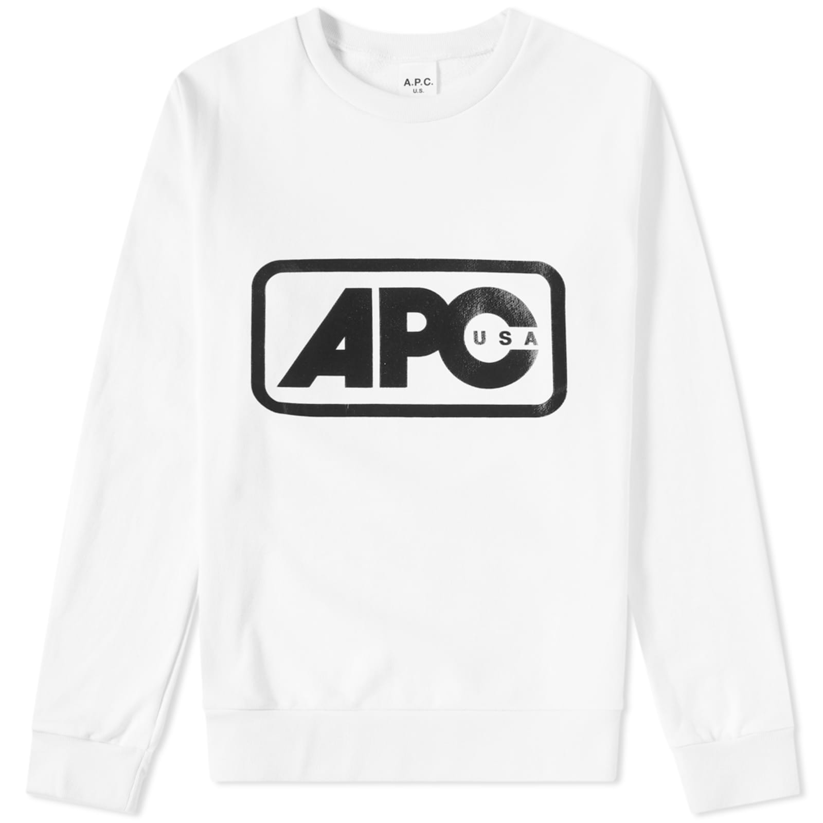A.P.C. U.S. Vince Logo Sweat White | END. (AU)