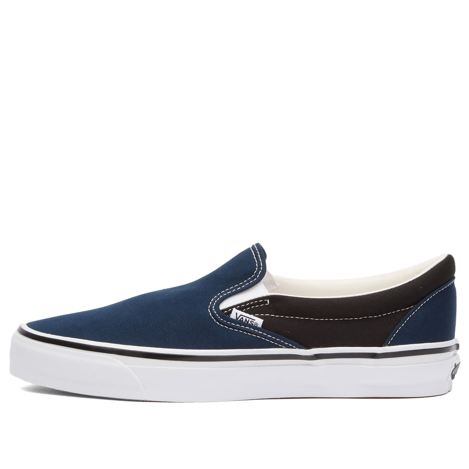 Vans x Engineered Garments OTW Classic Slip-On 98 Sneaker Black & Blue | END. (GB)