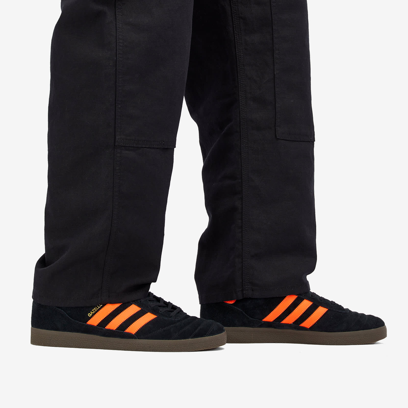 Adidas Gazelle Team Core Black, Solar Orange & Ftwr White | END. (GB)