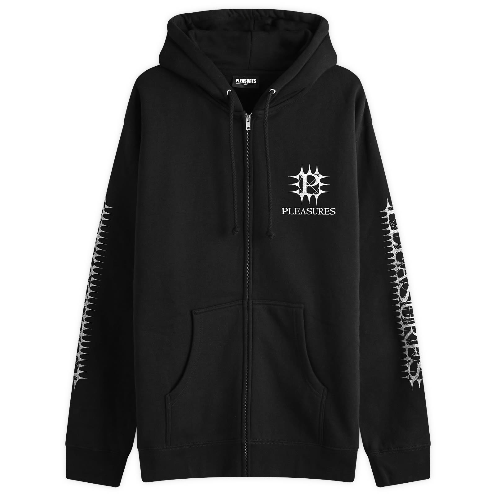Pleasures Spike Zip Hoodie Black | END. (KR)