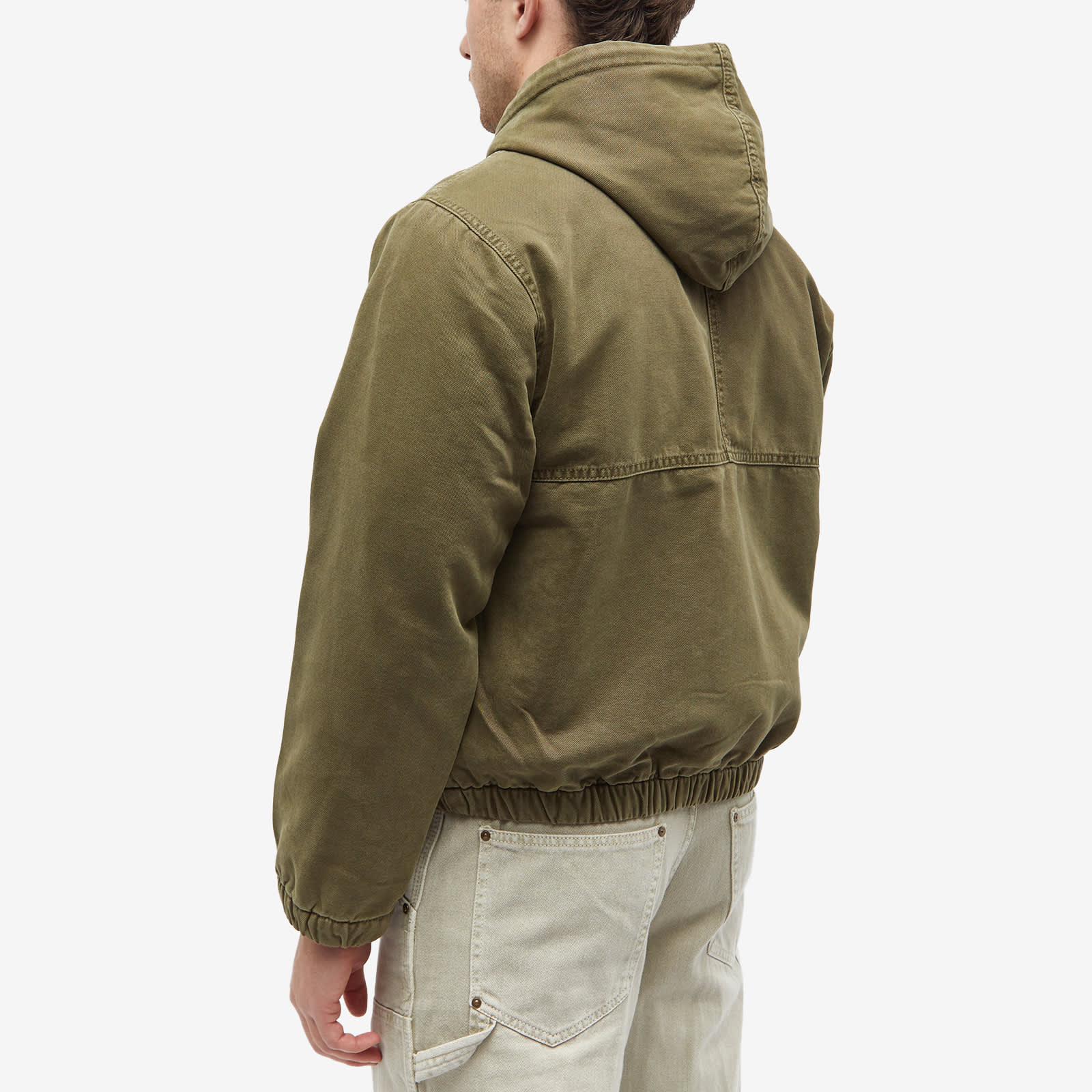 Stussy Canvas Insulated Work Jacket Olive Drab | END. (GB)