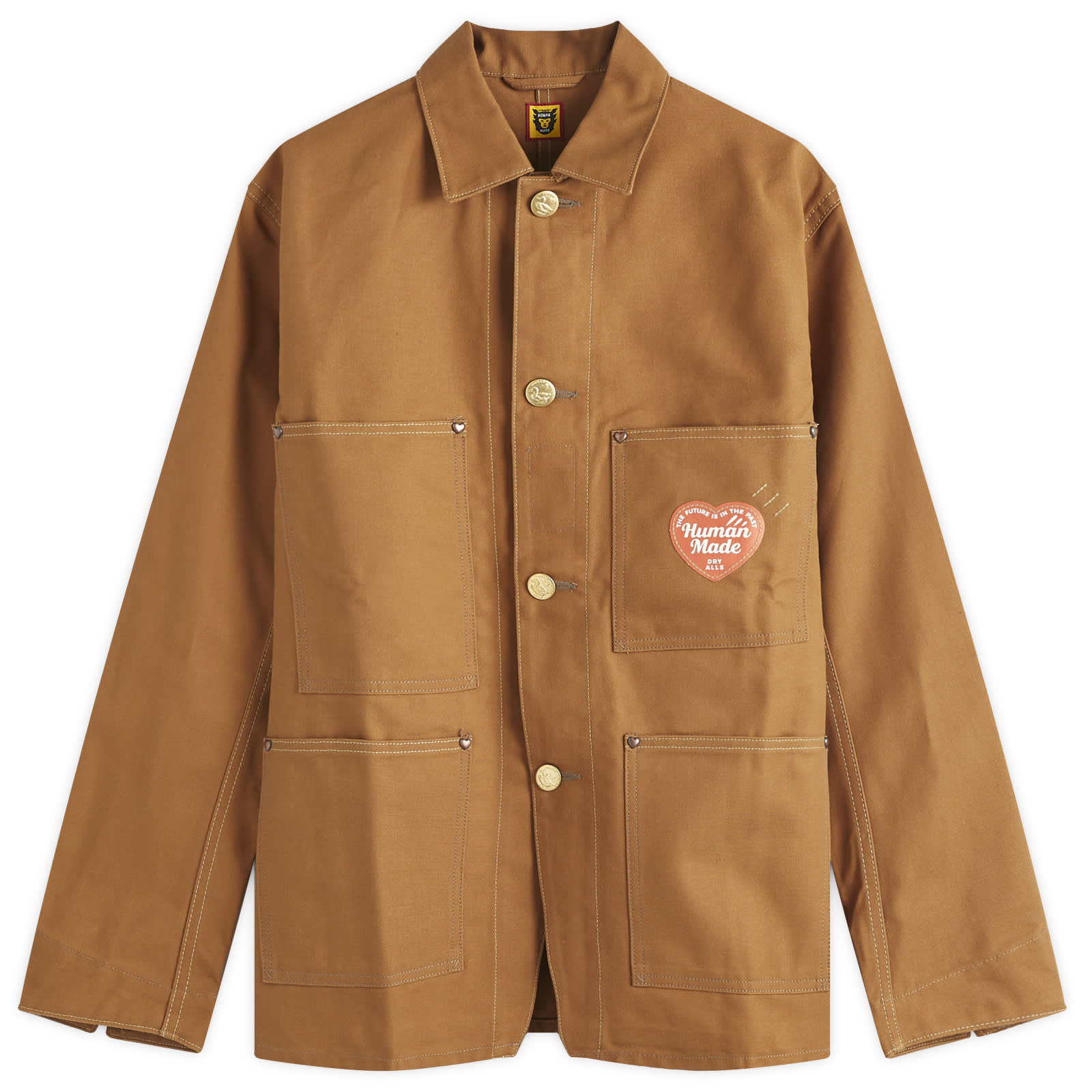 Human Made Duck Coverall Jacket Brown | END. (US)
